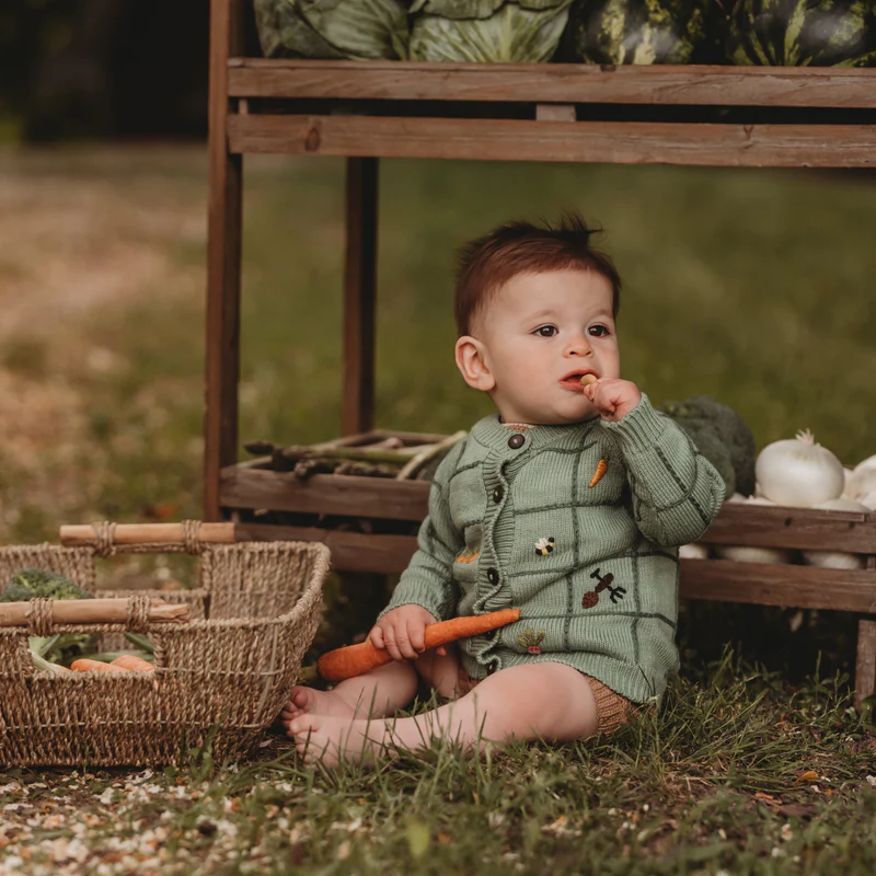 【Shirley Bredal】Little Farm Cardigan / Sage – Melty Colors